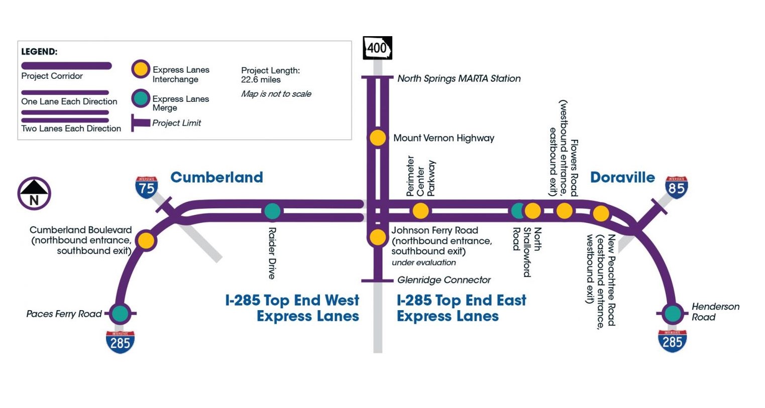 I-285 Top End Express Lanes Update - Tucker-Northlake Community ...